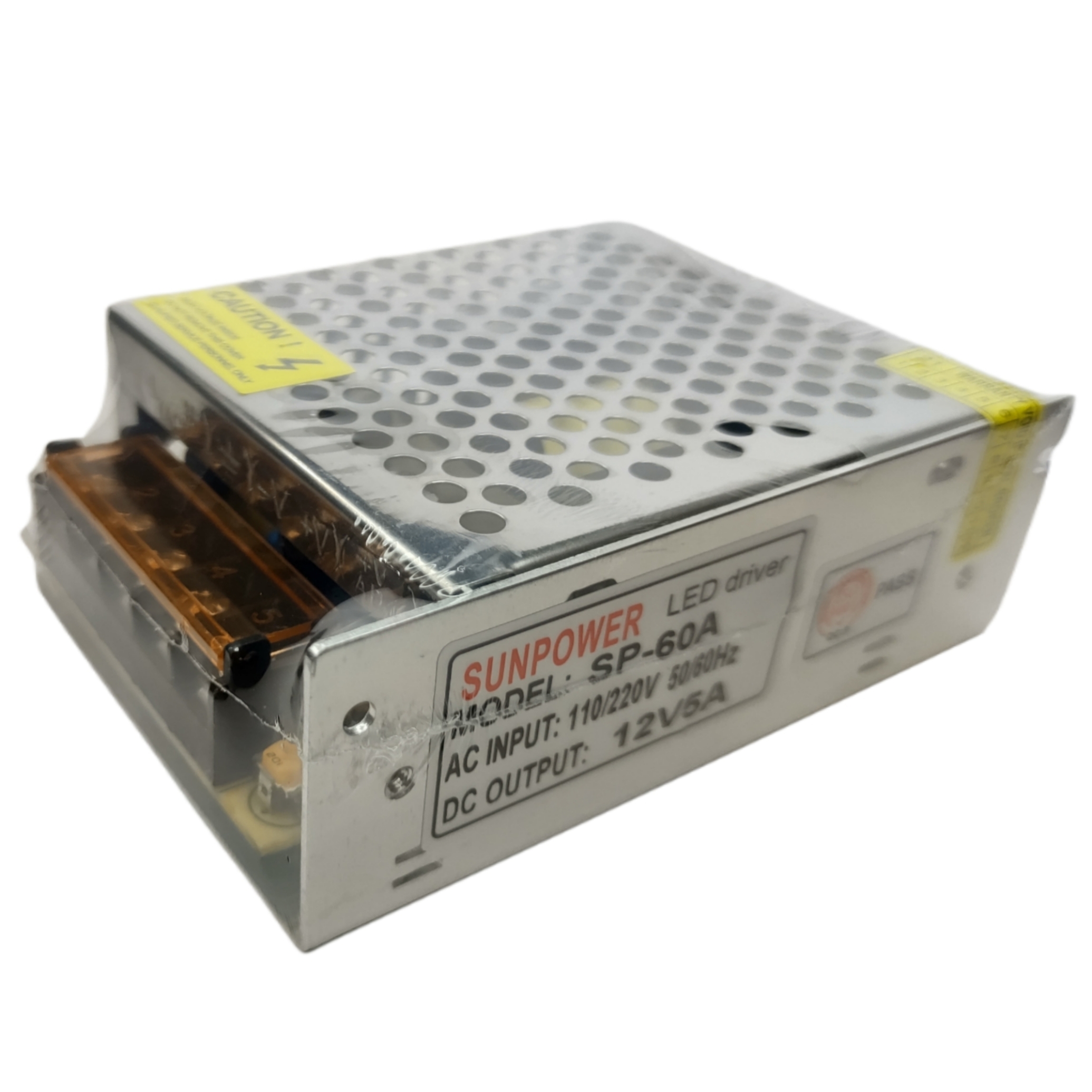 آداپتور سوئیچینگ 12 ولت 5 آمپر مدل steel sunpower sp-60a 12v 5a ...